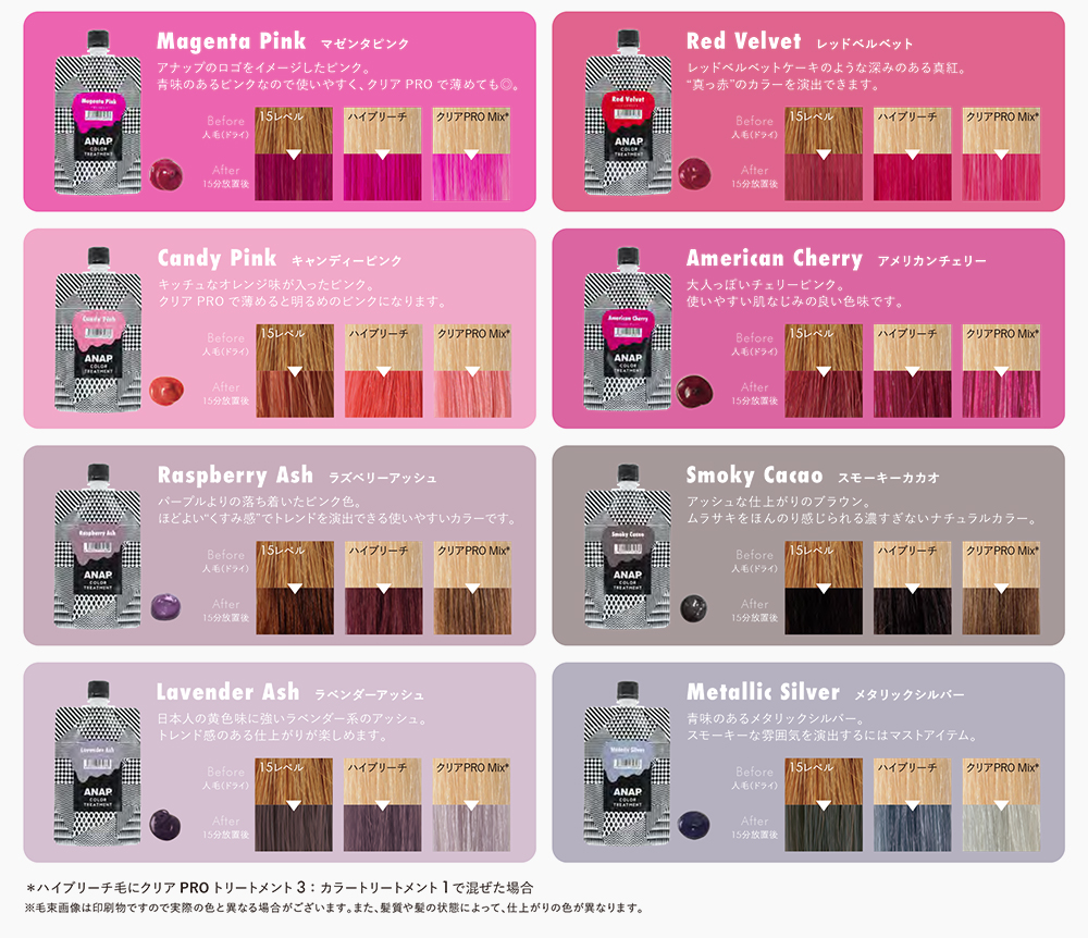 ANAPカラートリートメントパウチ | カラー剤 | FIVE WEB STORE | 理美容卸問屋・業務用美容商材の通販